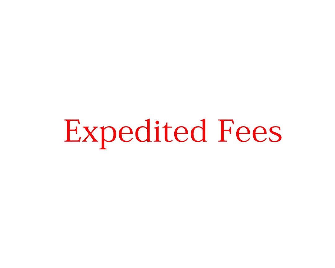 Expedited Shipping Fees - Etsy
