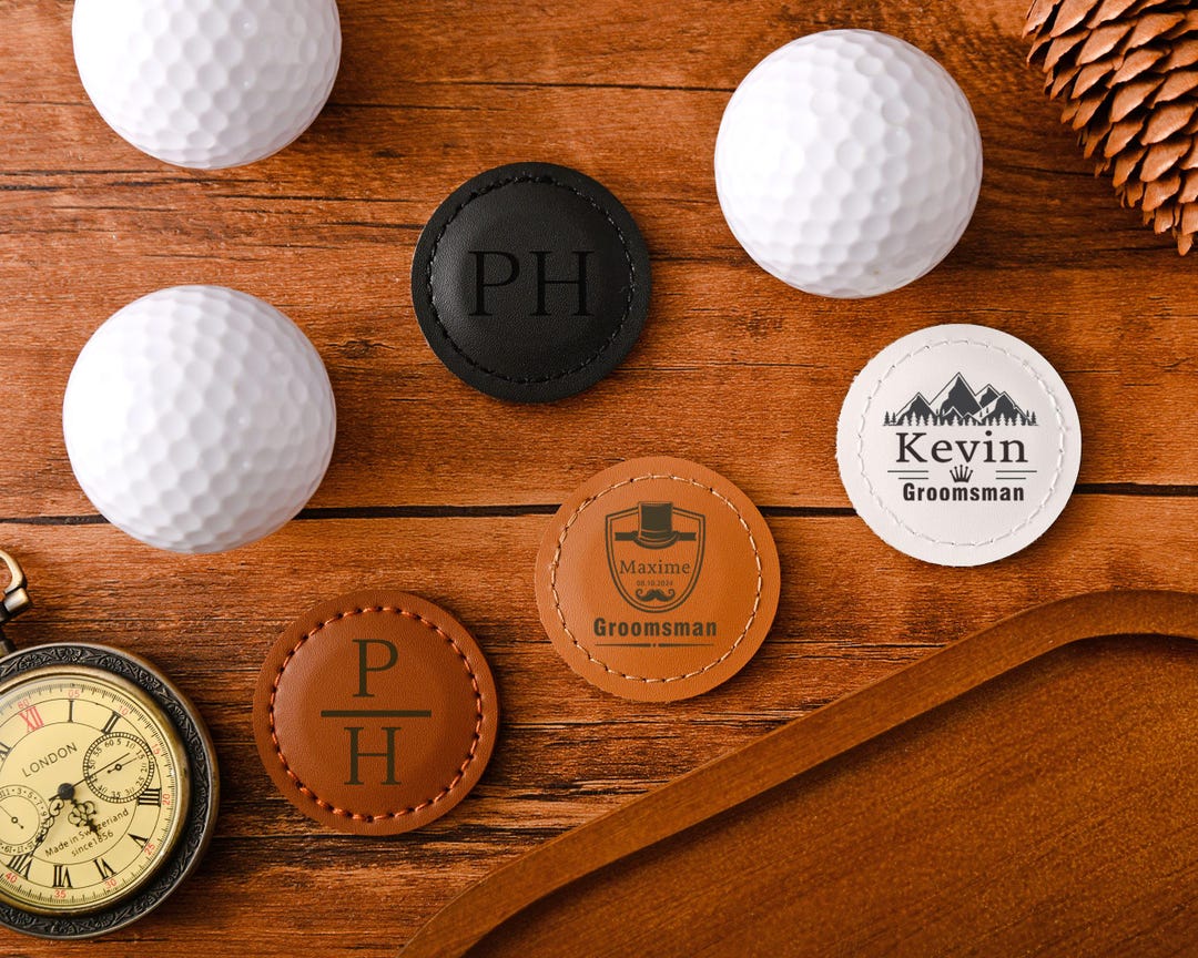 Personalized Leather Golf Ball Labels,personalized Golf Gifts for Men ...