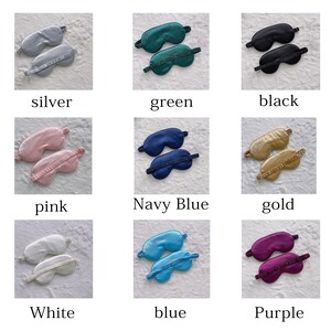 Customized Sleep Eye Mask, Ideal Bridesmaid Gift, Party Favor, Satin ...