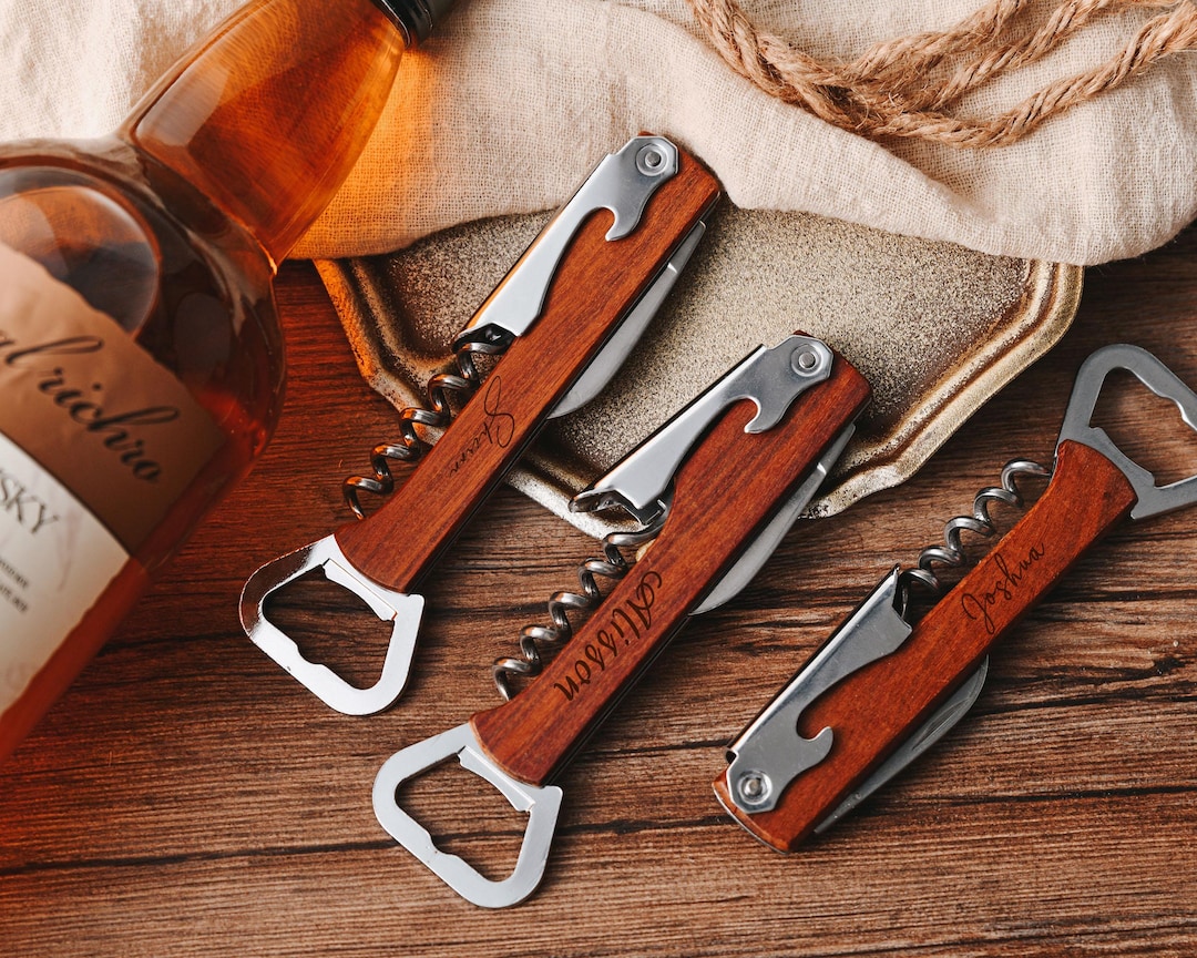 Custom Engraved Best Men Bottle Openers Perfect Gifts for Weddings ...