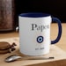 Greek Yiayia Papou Mug, New Grandparents Gift, Evil Eye Design - Etsy
