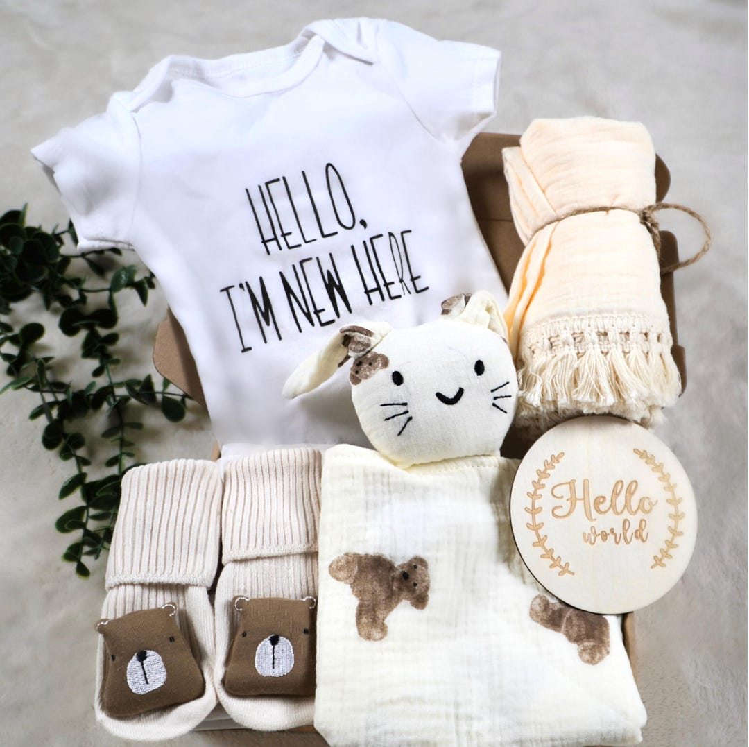 New Baby Gift Set, New Baby Boy Gift, New Baby Girl Gift, Newborn Gift ...