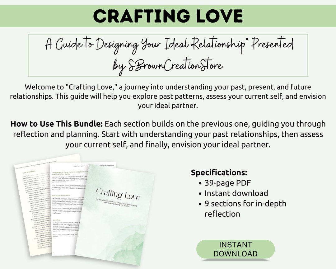 Crafting Love: Comprehensive Relationship Guide and Reflection ...