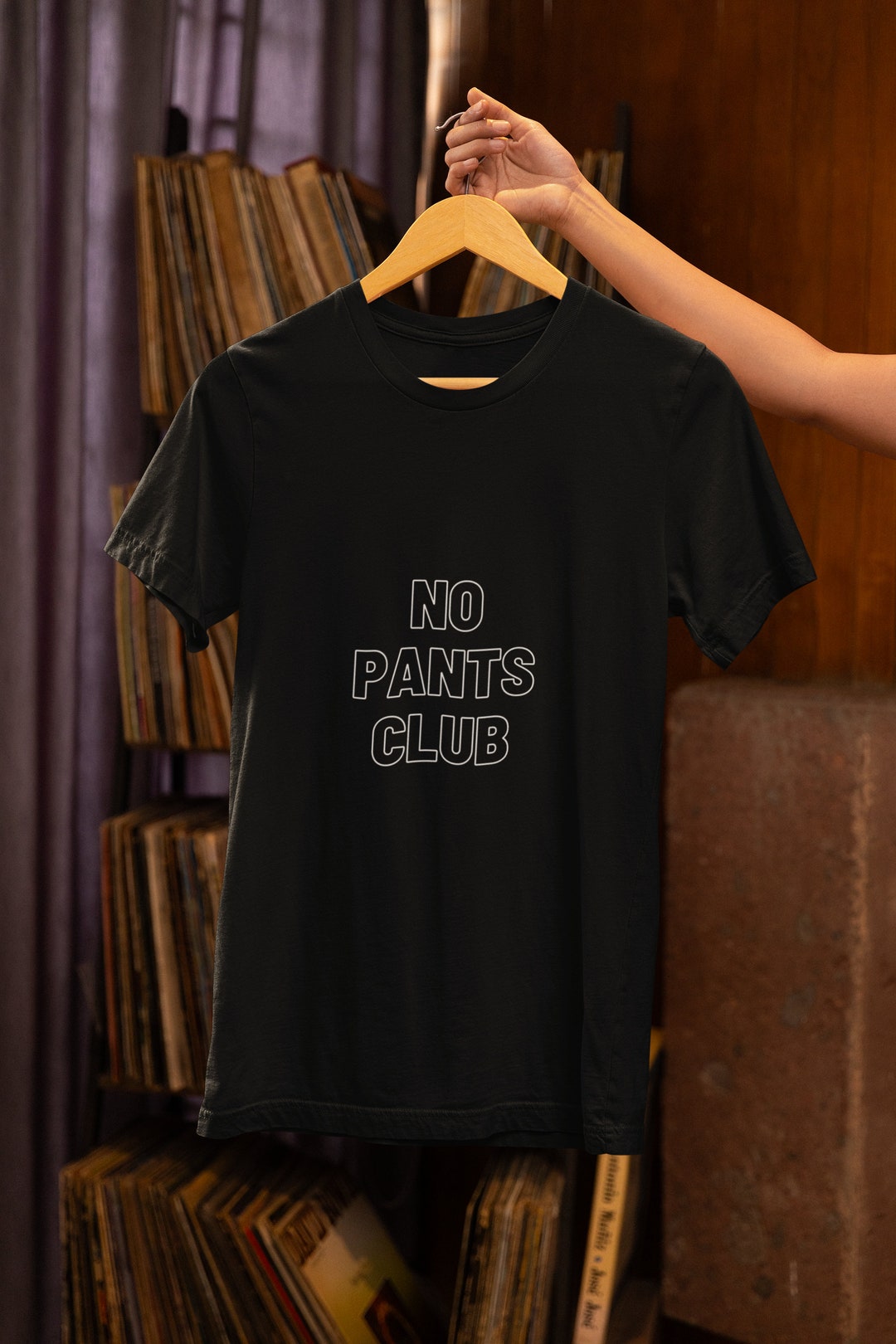 No Pants Club Statement T-shirt for Her and Him Sub Brat Cheeky Kinky ...