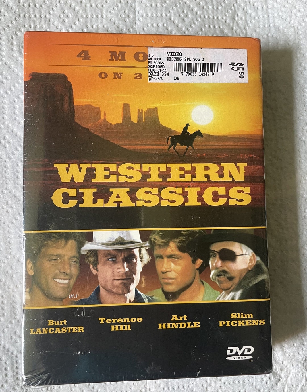 Western Classics - 4 Movies (DVD, 2-disc Set) New Sealed in Package - Etsy