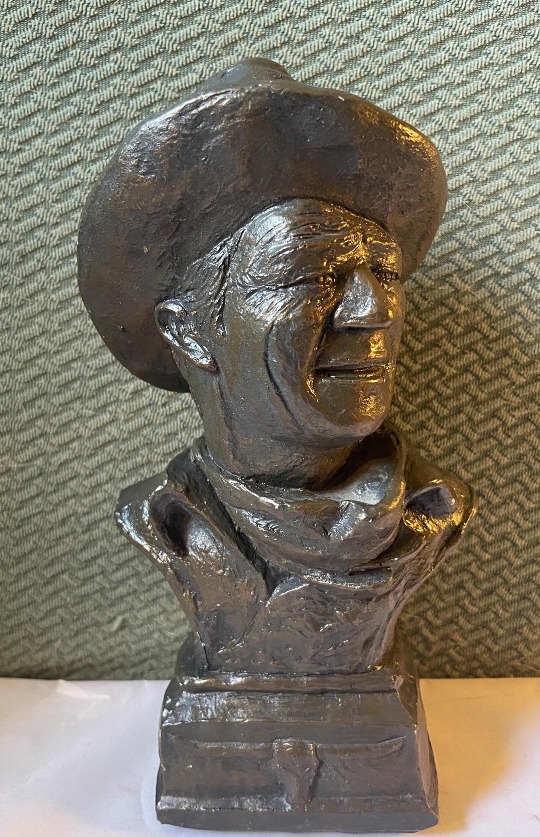Vintage 1979 John Duke Wayne American Hero 9 Inch Bust Sculpture by ...