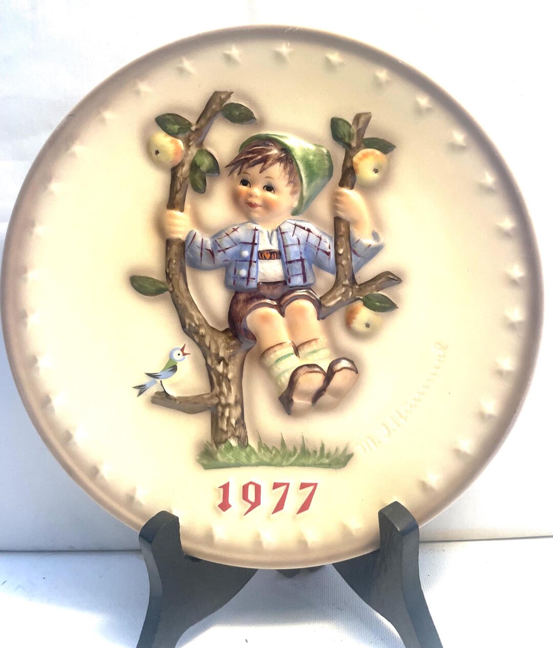 1977 Hummel Plate "apple Tree" 7th Annual Plate West Germany - Etsy