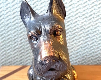 Metal Scottie Dog Bank - Etsy