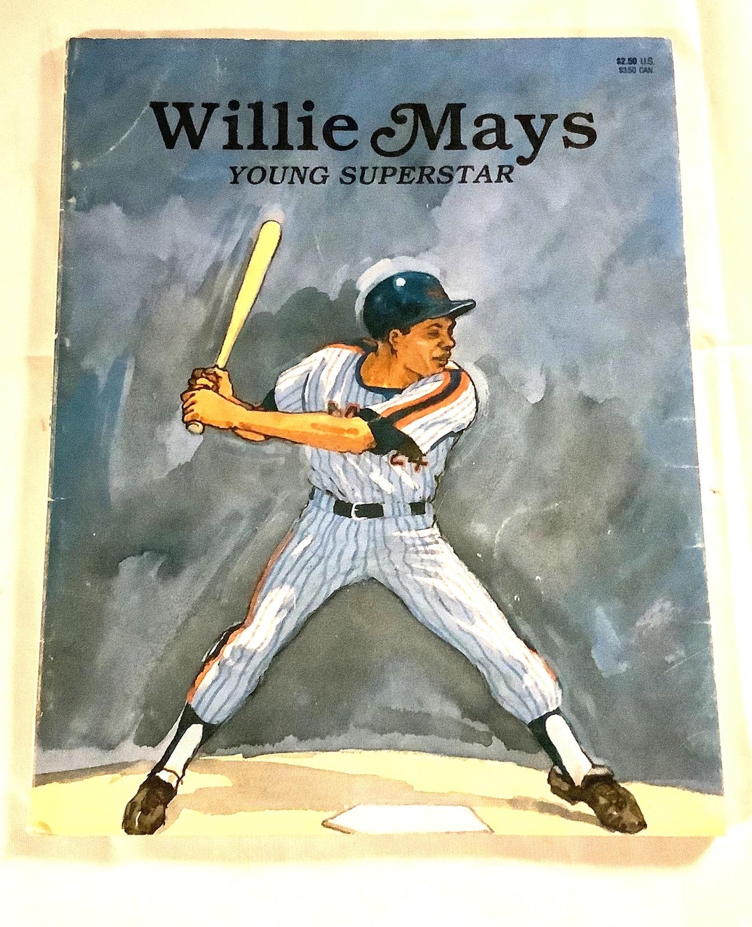Willie Mays Young Superstar Louis Sabin Paperback 1990 - Etsy