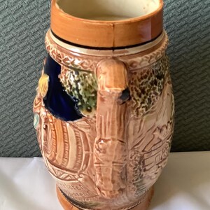 Vintage Large German Style Stein With Man and Woman on Front - Etsy