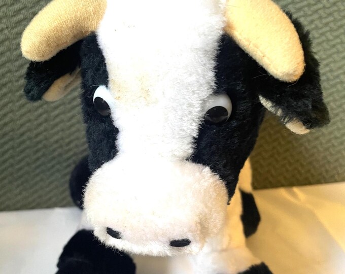 Vintage Emily the Cow Plush Stuffed Animal Dairy Farm by Russ Berrie ...