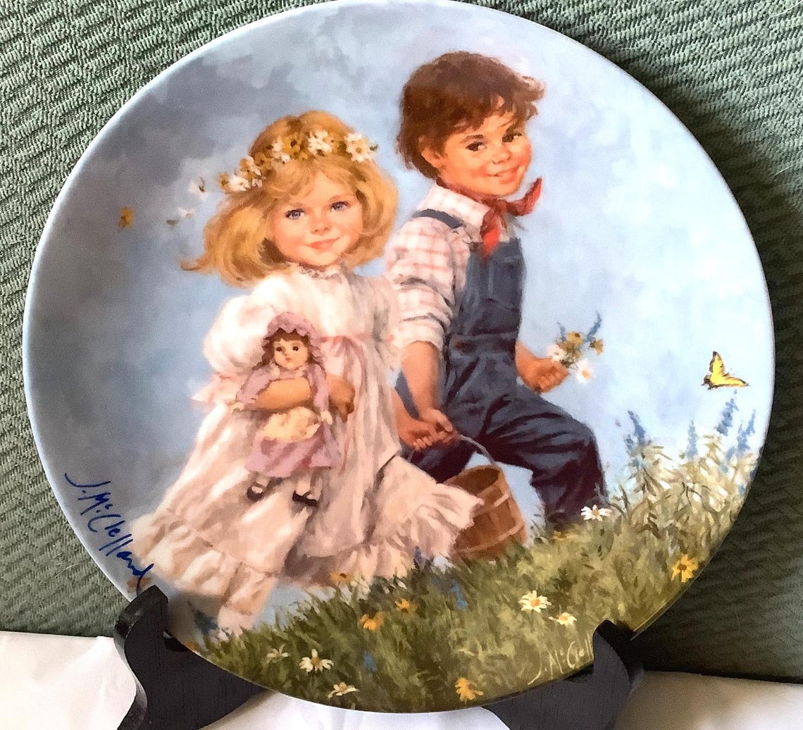 Vintage 1986 Jack and Jill Collector's Plate Mother Goose Series by ...