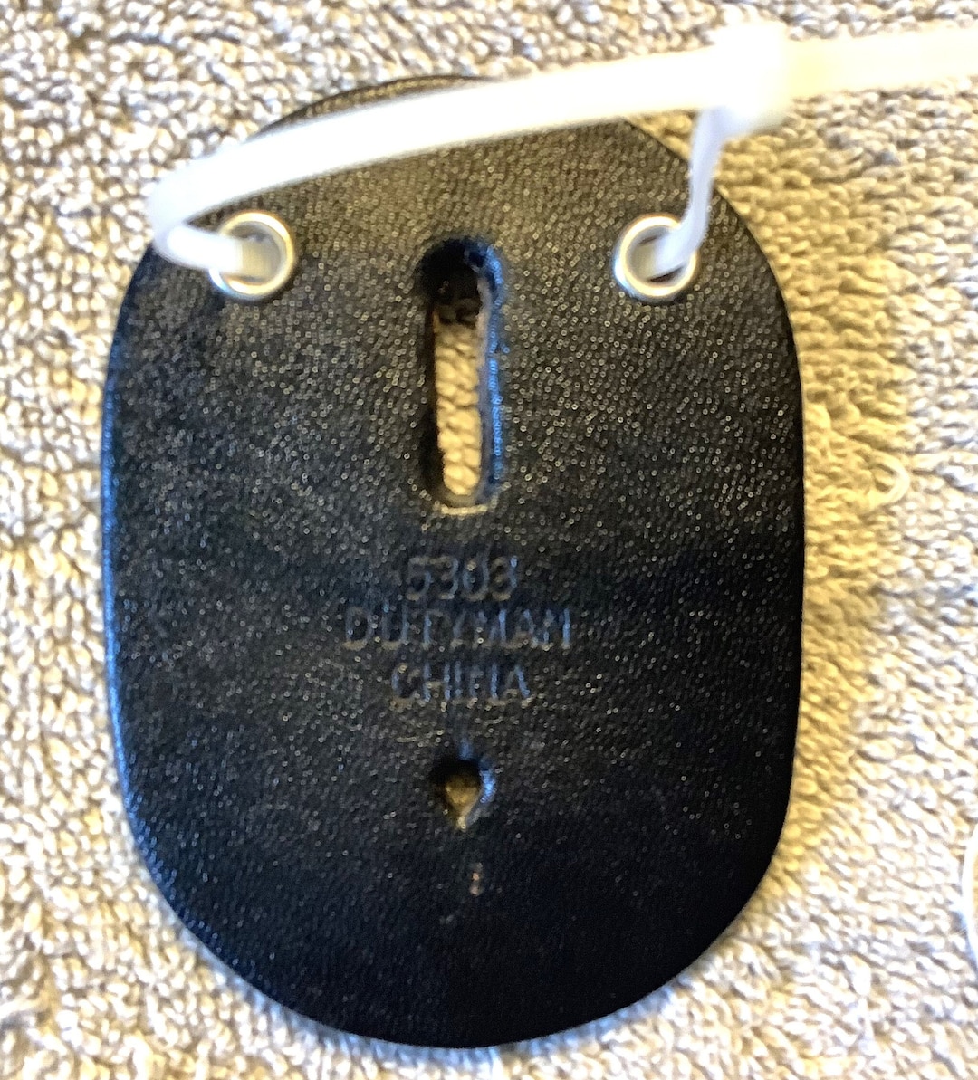 Vintage Dutyman No 5303 Oblong Leather Badge Holder - Etsy
