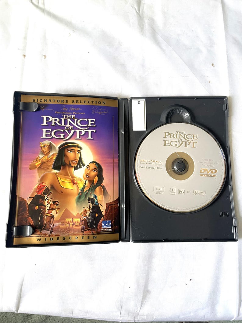 The Prince of Egypt DVD - Etsy
