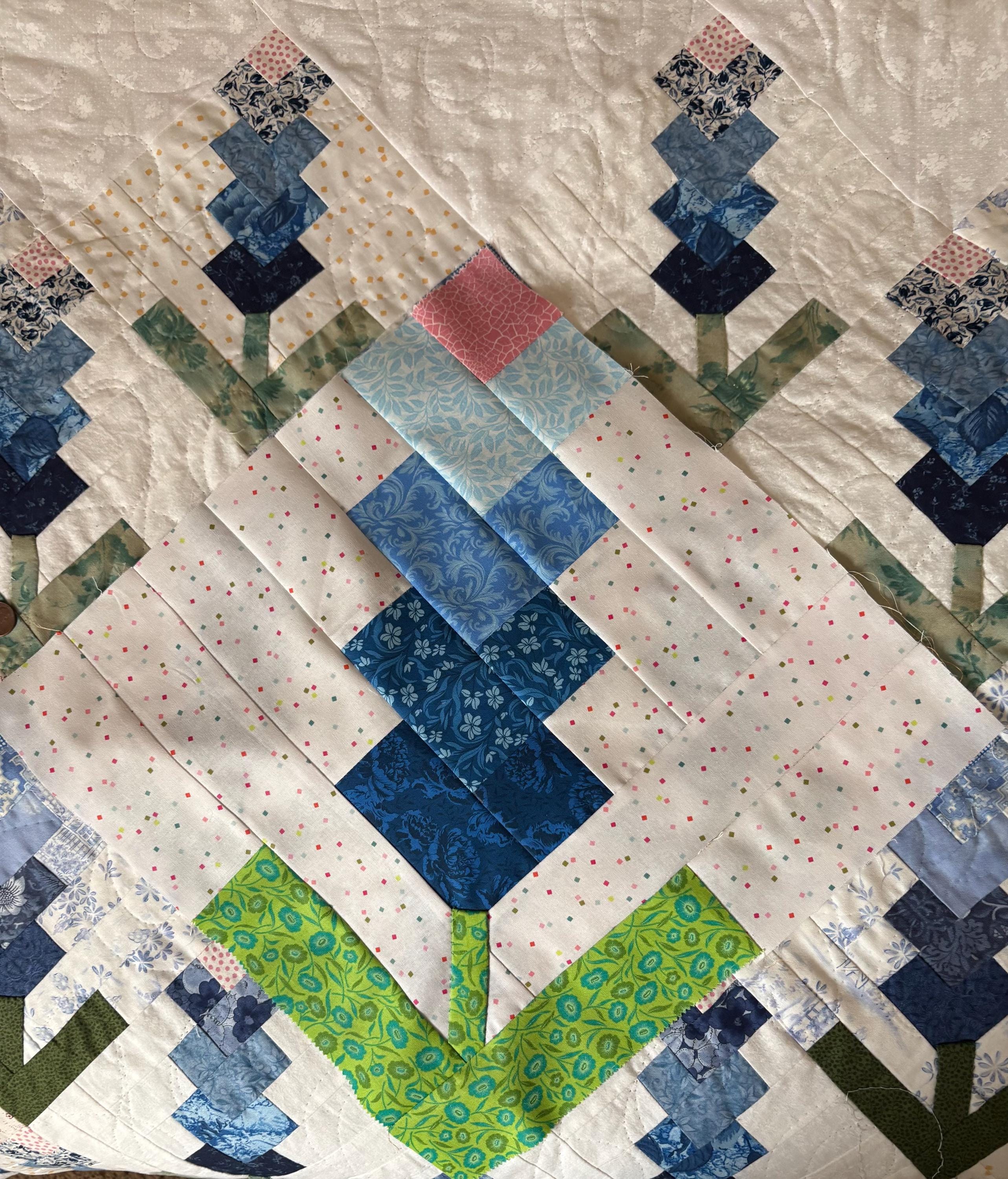 Bluebonnet Quilt Pattern, Big as Texas Quilt Block Instructions, Jelly ...