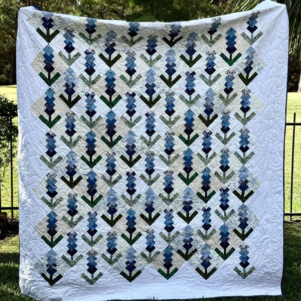 Flower Quilt Pattern - Etsy