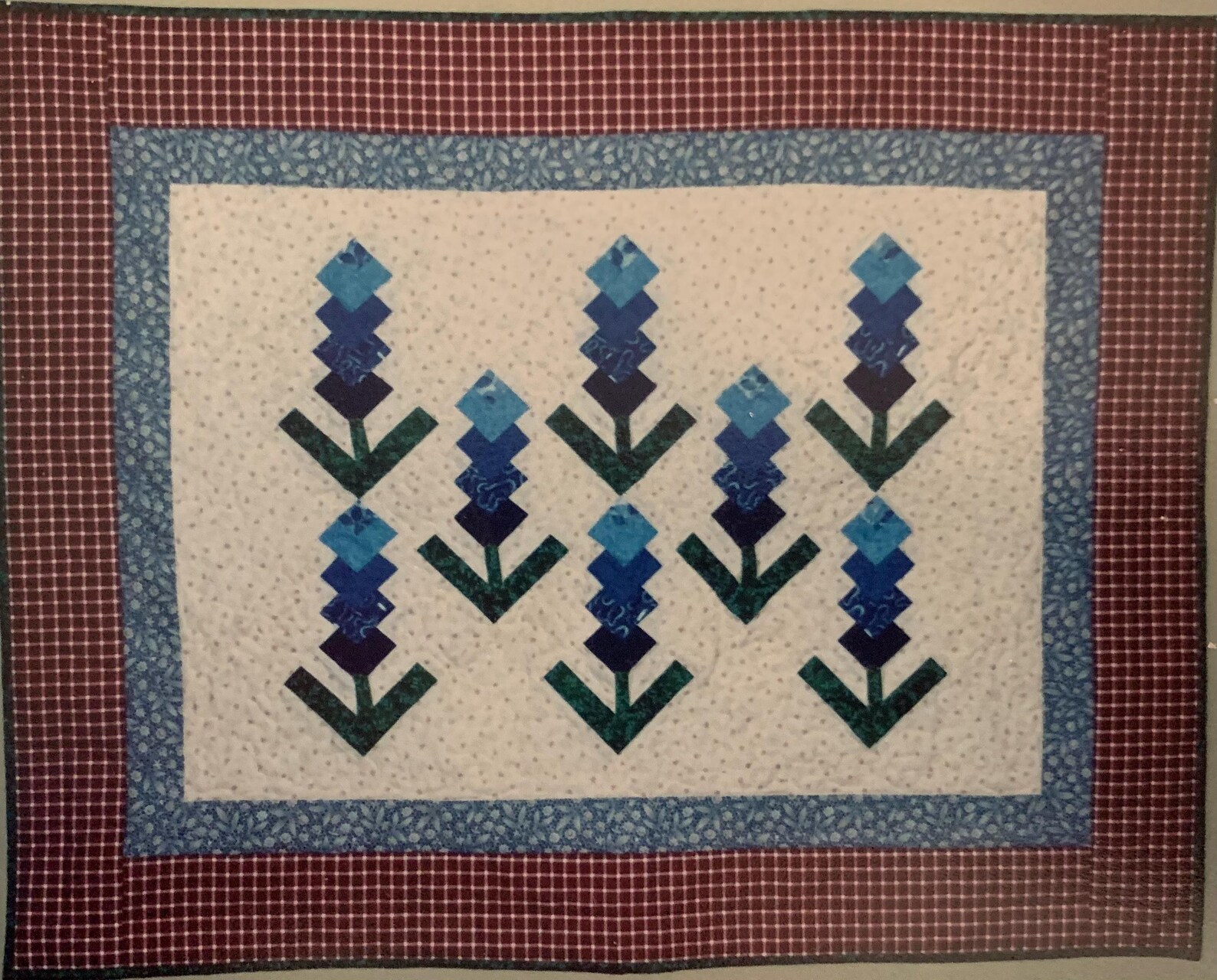 Texas Bluebonnet Quilt Block Pattern: Flower Quilt (digital Download ...