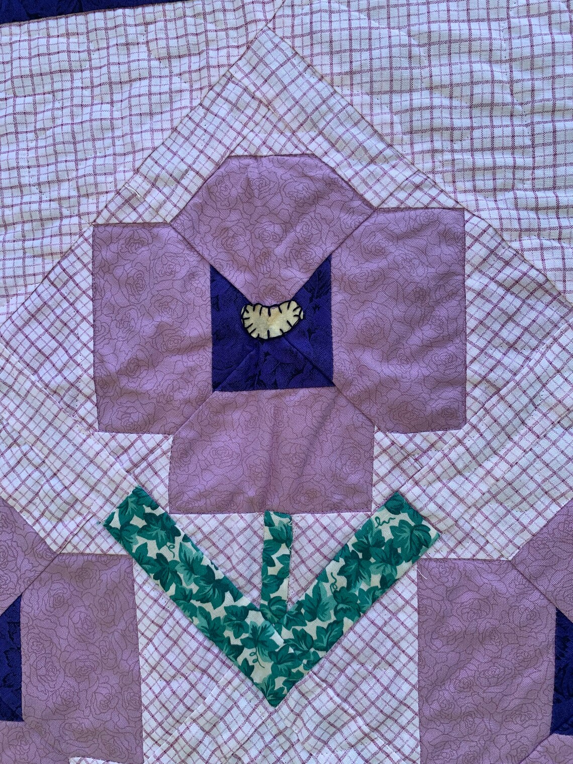 Pansy Quilt Pattern, Easy Sewing Flower Block Instructions (PDF Pattern ...