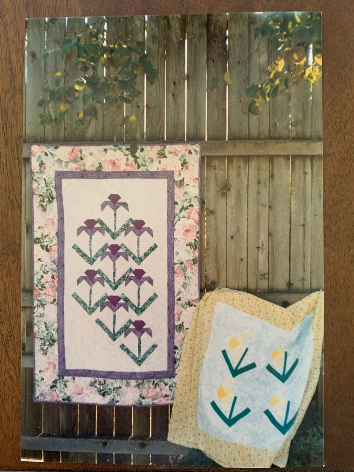 Iris and Daffodils Quilt Block Pattern: Easy Sewing Instructions ...