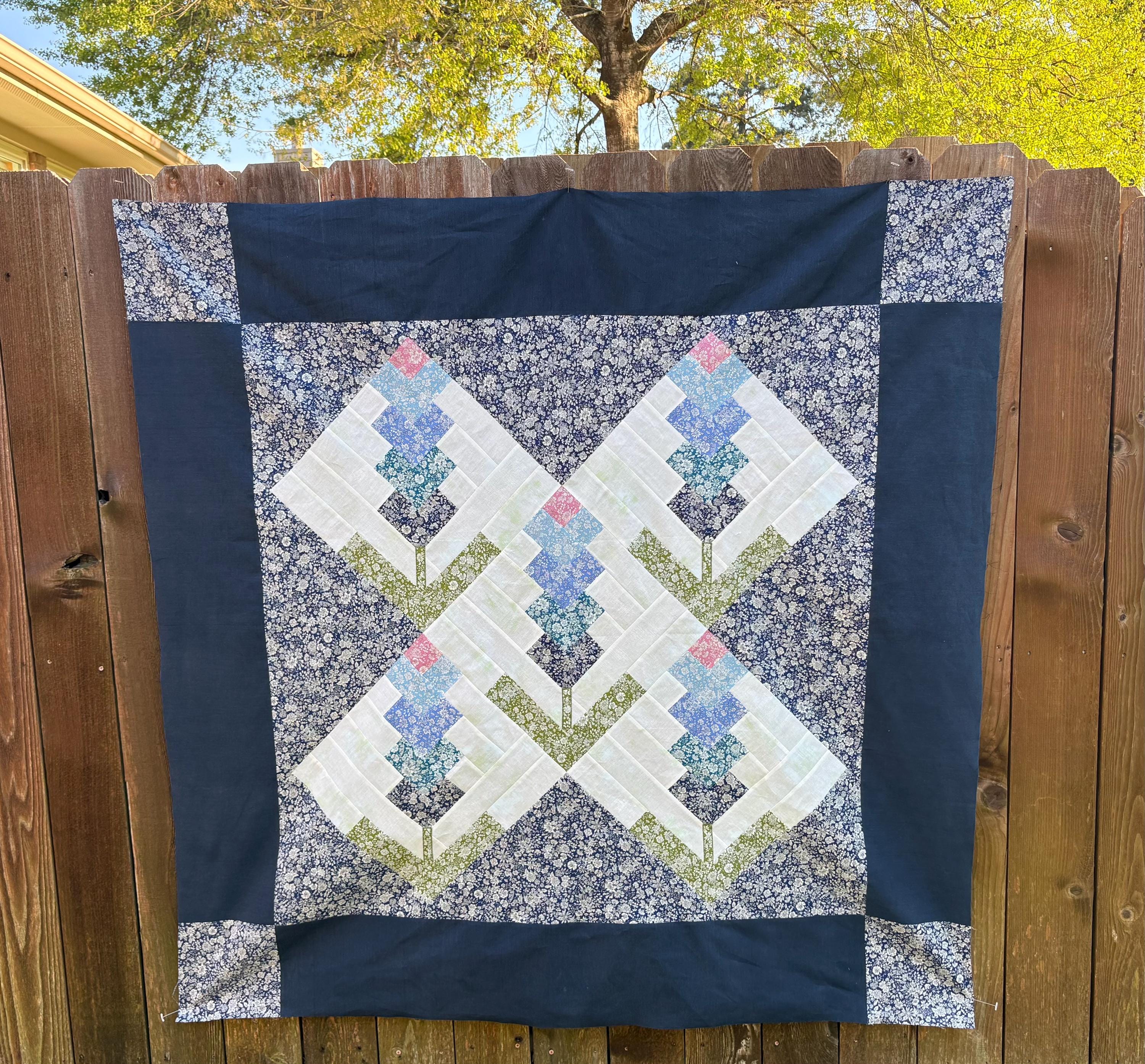 Bluebonnet Quilt Pattern, Big as Texas Quilt Block Instructions, Jelly ...