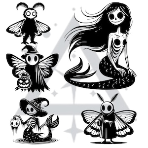 Cryptid Graphics Bundle_ PNG SVG Vector for T-shirts, Vinyl, Engravings ...