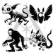 Cryptid Graphics Bundle_ PNG SVG Vector for T-shirts, Vinyl, Engravings ...