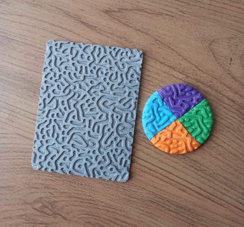 Pack of 32 Unique Texture Designs for Polymer Clay Stamping - Etsy