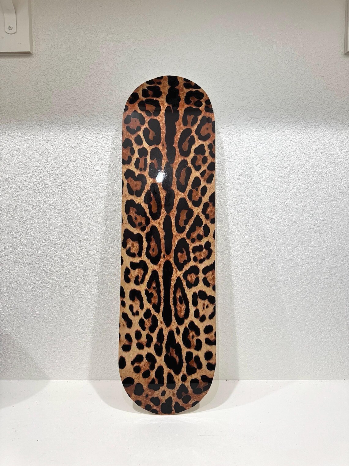 LEOPARD SKATEBOARD ART | Wall Hanging | Modern Abstract Art ...
