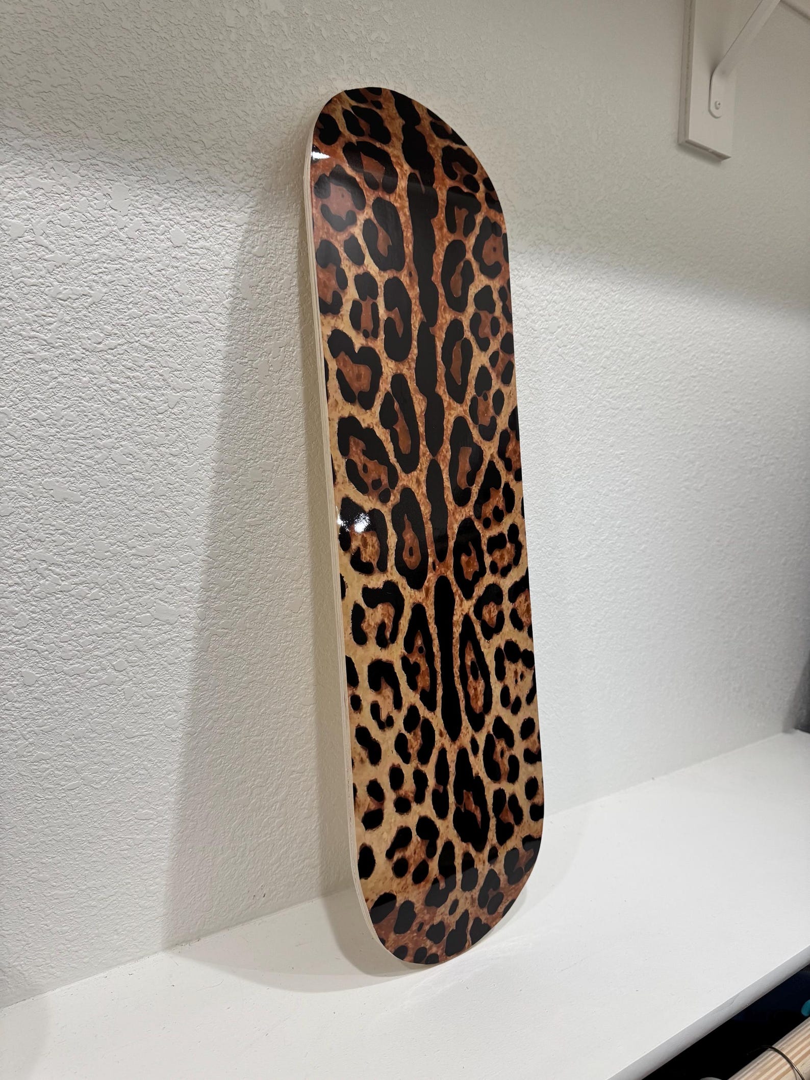 LEOPARD SKATEBOARD ART | Wall Hanging | Modern Abstract Art ...