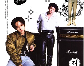 Official 5-star Stray Kids Hyunjin OOTD Mini Poster - Etsy