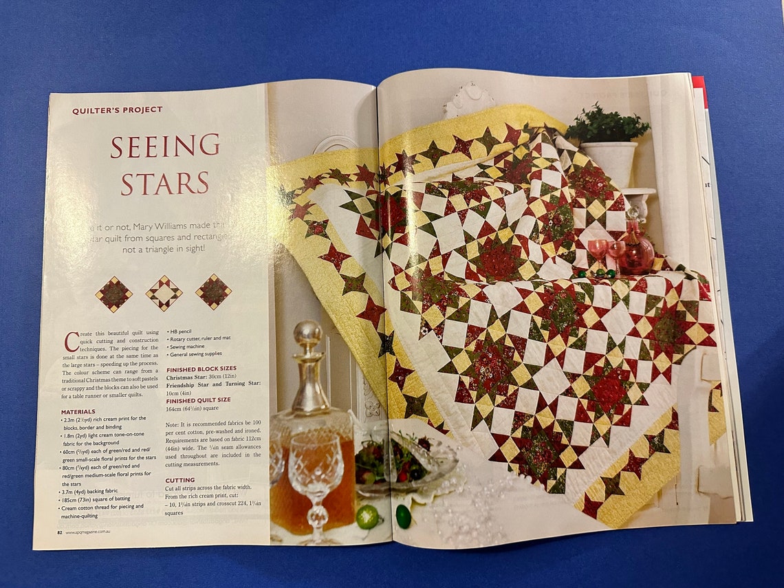 Australian Patchwork and Quilting Magazine Vol 16 No 2 - Etsy