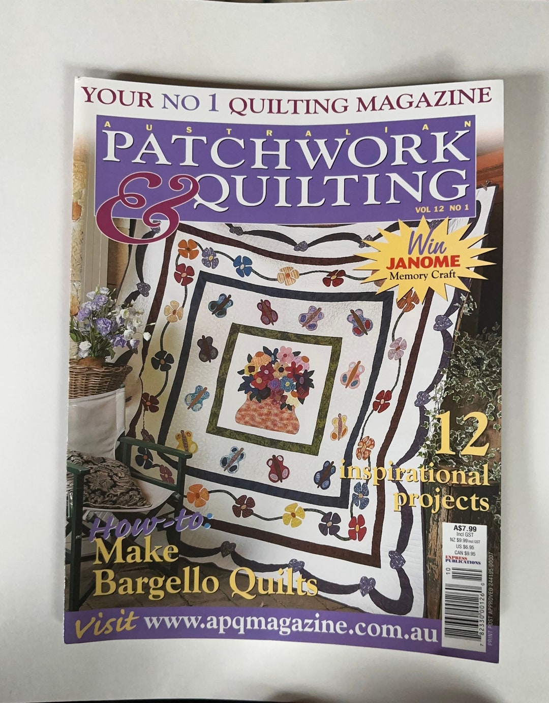 Australian Patchwork & Quilting Magazine Vol 12 No 1 - Etsy