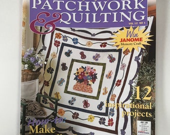 Australian Patchwork & Quilting Magazine Vol 8/ No 9 Vintage Magazine ...