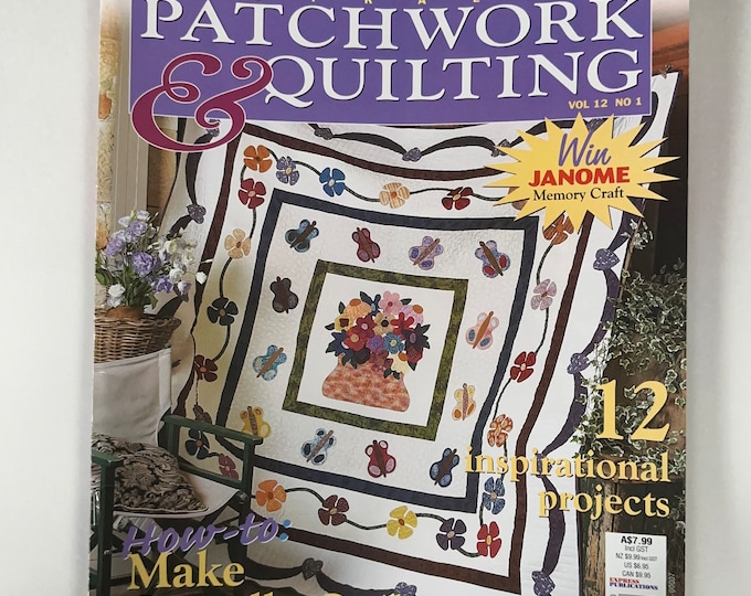 Australian Patchwork & Quilting Magazine Vol 12 No 1 - Etsy