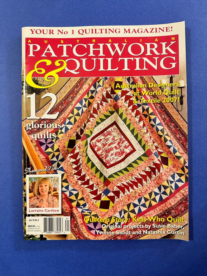 Australian Patchwork and Quilting Magazine Vol 16 No 2 - Etsy