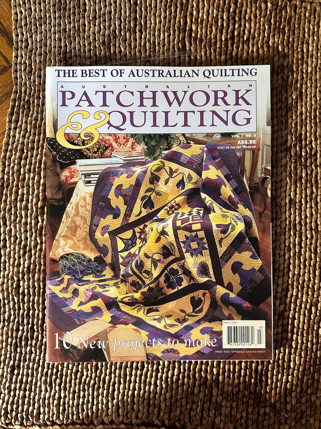 Australian Patchwork & Quilting Vol 7 No 3 Magazine Vintage - Etsy