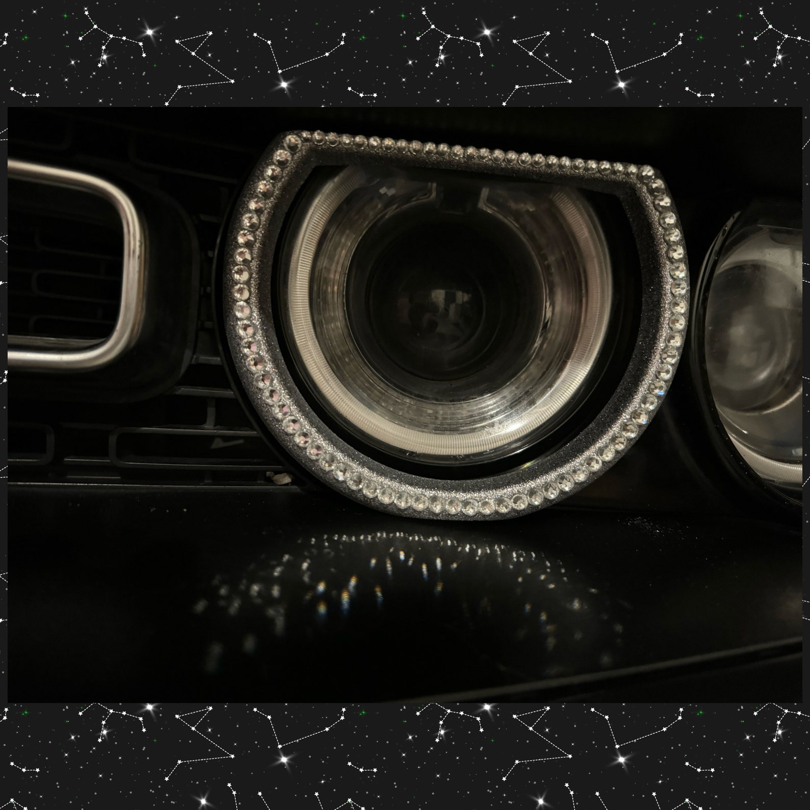 Custom Rhinestone Headlight Covers - Etsy