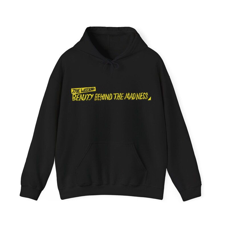 The Weeknd 'beauty Behind the Madness' Hoodie - Black - Etsy