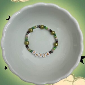 Shrek and Donkey BFF Handmade Beaded Bracelets - Etsy