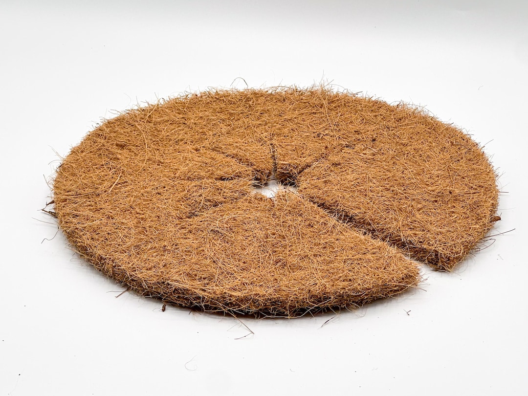 Coco Coir Mulch Mat 10" & 12" | Natural Weed Barrier | Conserves Water ...