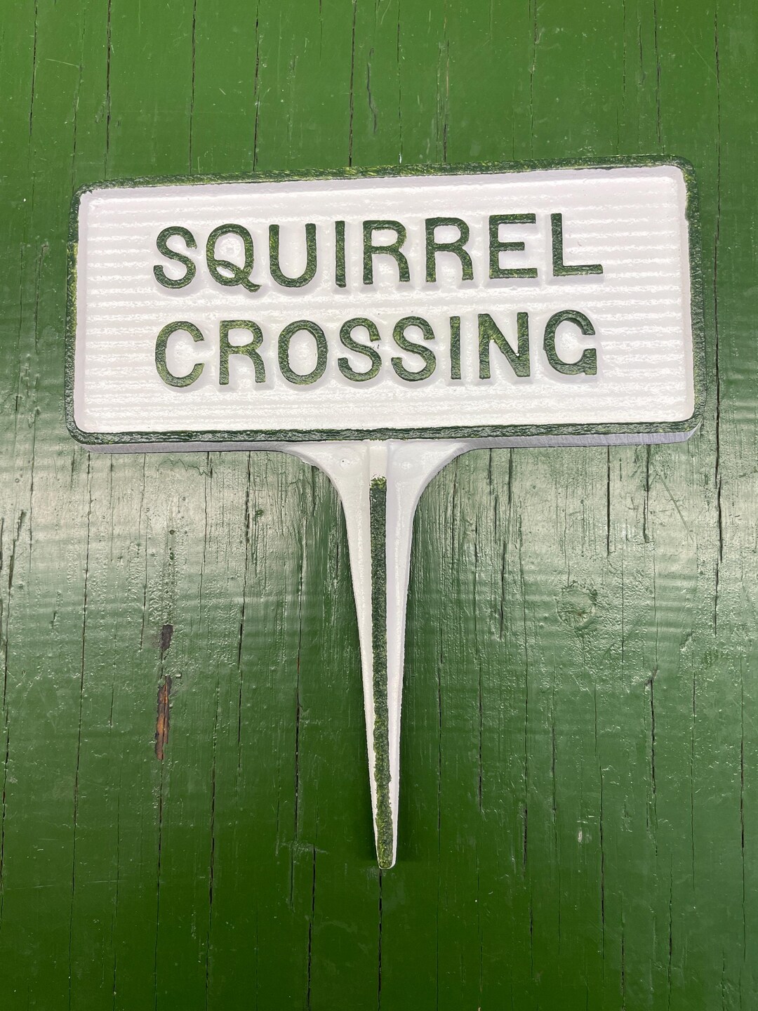 Cast Aluminum Squirrel Crossing Sign - Etsy