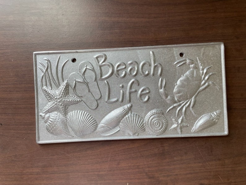 Beach Life License Plate - Etsy
