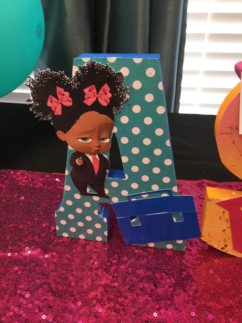 Girl Boss Baby Decorated Letters, Girl Boss Baby Name, Bossy Baby ...