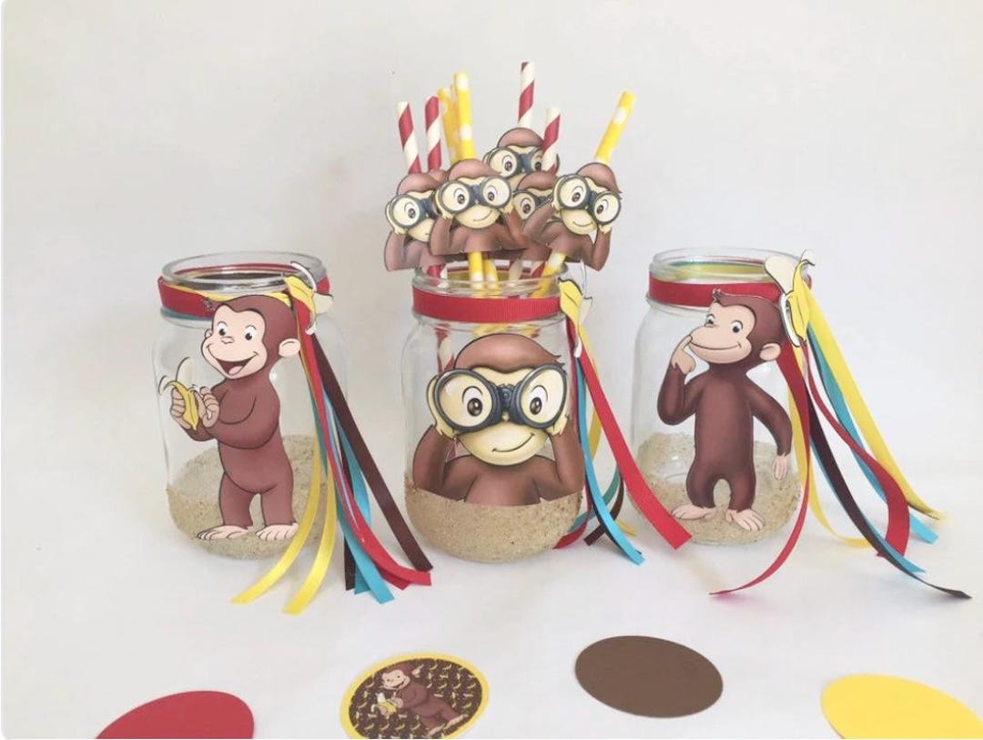 Curious George Birthday Decorations, Curious George Party, Curious ...