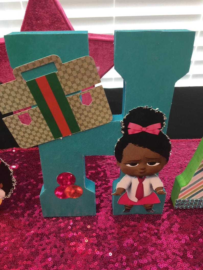 Girl Boss Baby Decorated Letters, Girl Boss Baby Name, Bossy Baby ...