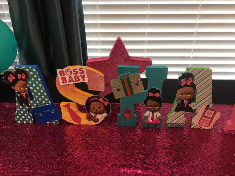Girl Boss Baby Decorated Letters, Girl Boss Baby Name, Bossy Baby ...