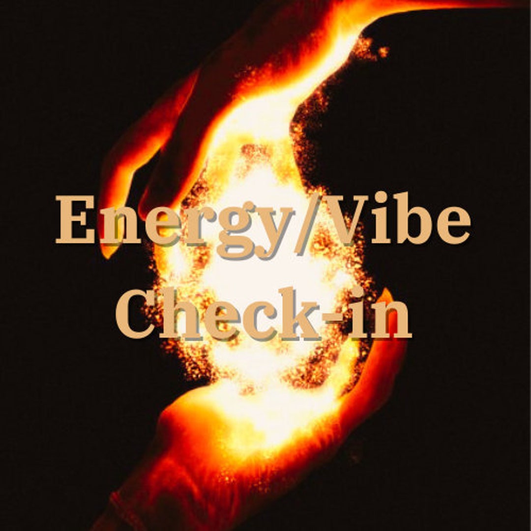 Energy/vibe Check-in - Etsy