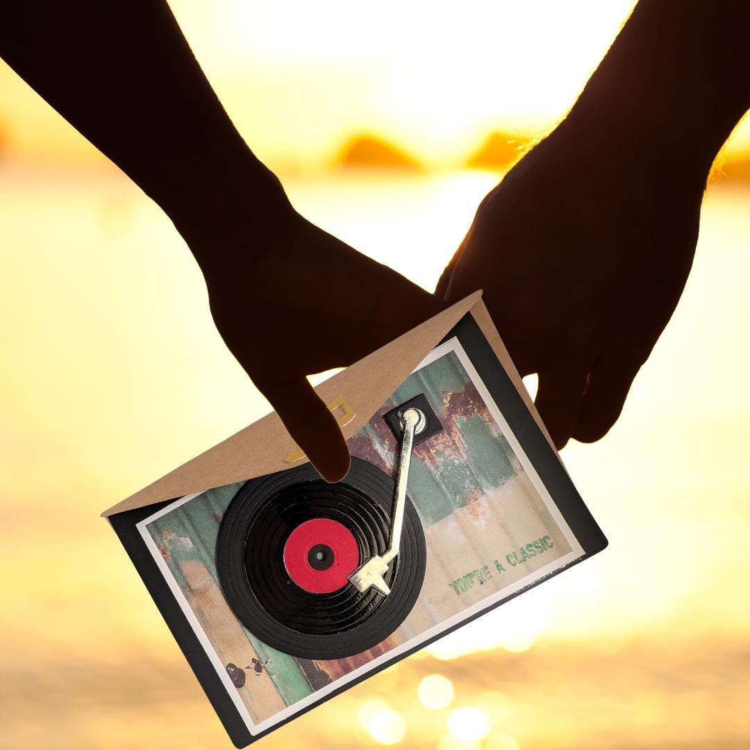 LOVE GREETING CARD, Handmade Greeting Card, Let's Make Beautiful Music ...