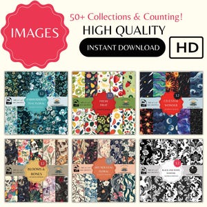 Seamless Pattern Bundle | Whole Shop | 600+ Digital Papers & Growing ...