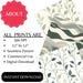 Nature Inspired Line Art Seamless Pattern Collection | Minimalist ...